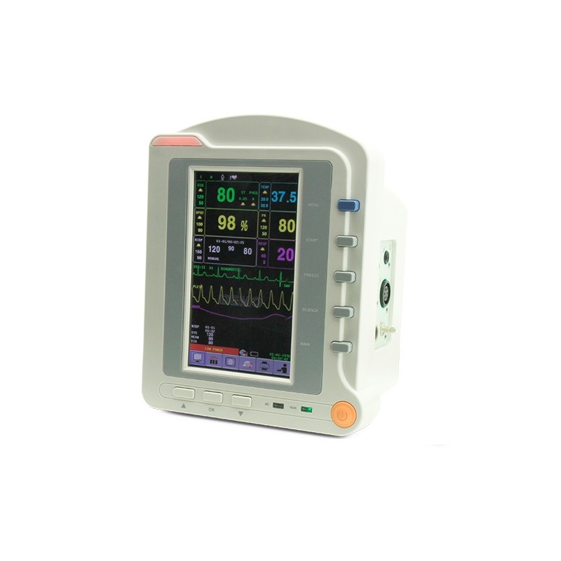 Monitor de signos vitales 7" con 6 parametros